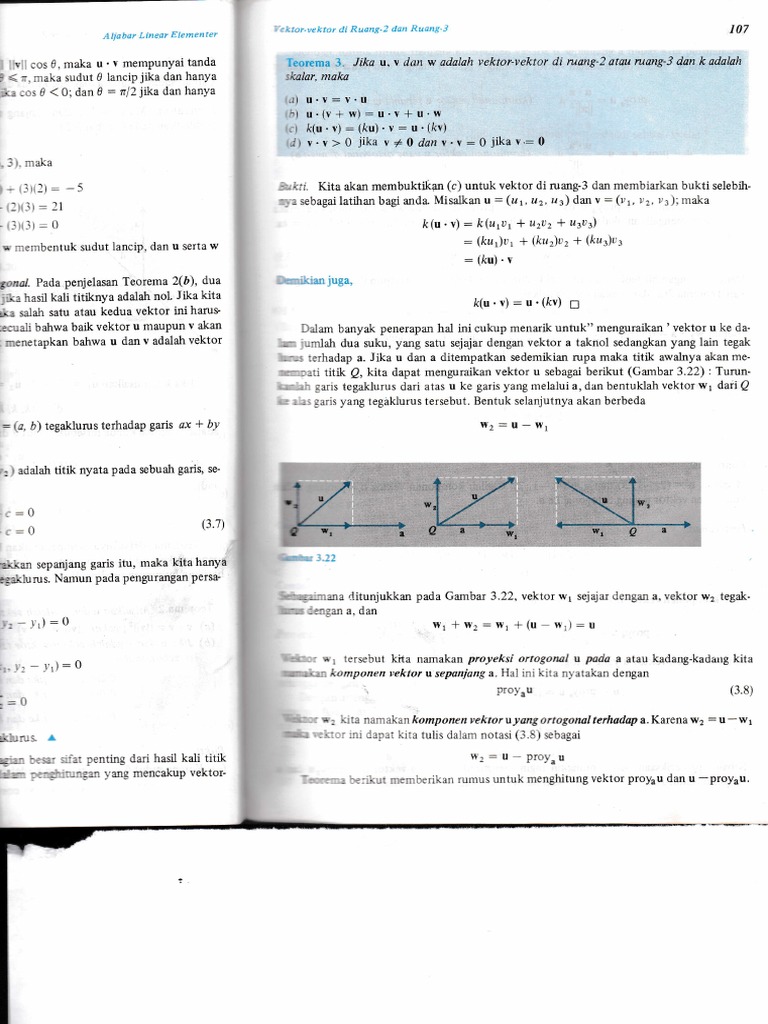 Rumus Proyeksi Vektor 3 Dimensi | PDF