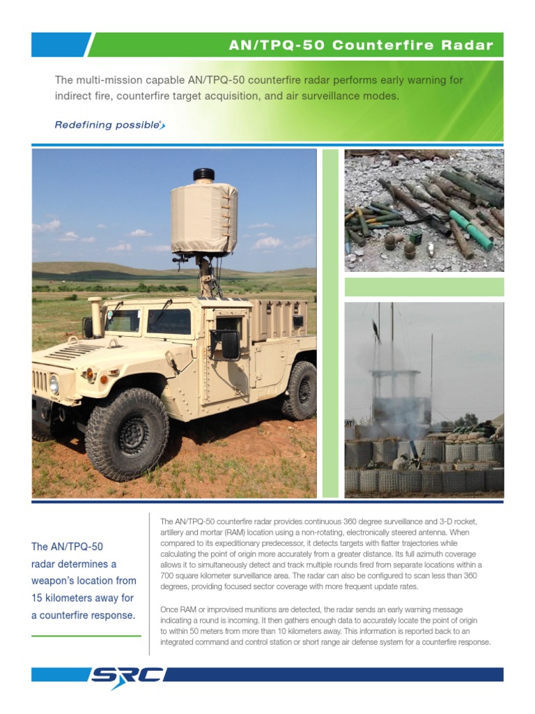 An/tpq 50 | PDF | Military Technology | Military Science