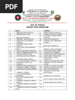 Grade-I-LIST OF PUPILS SY2024-2025 | PDF