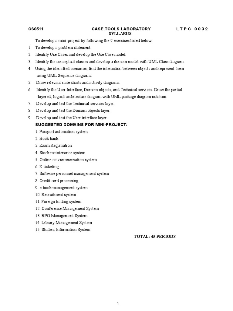 Case Tools Lab | PDF | Use Case | Unified Modeling Language