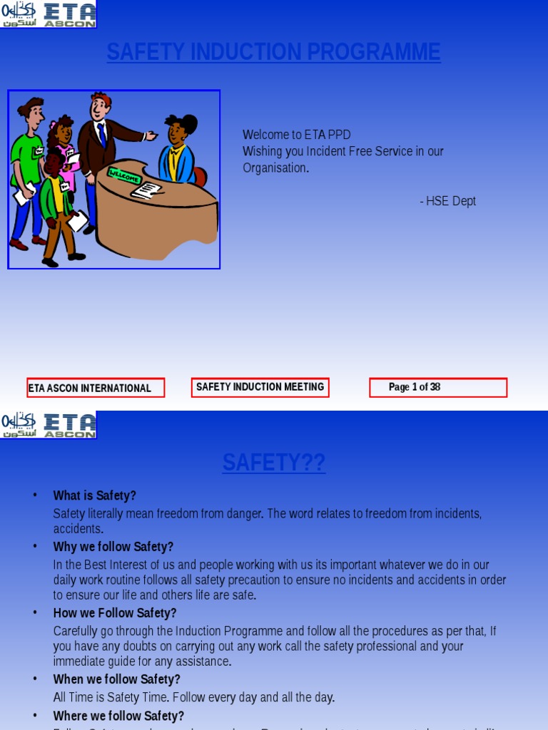 General Safety Induction Programme | PDF | Crane (Machine) | Scaffolding