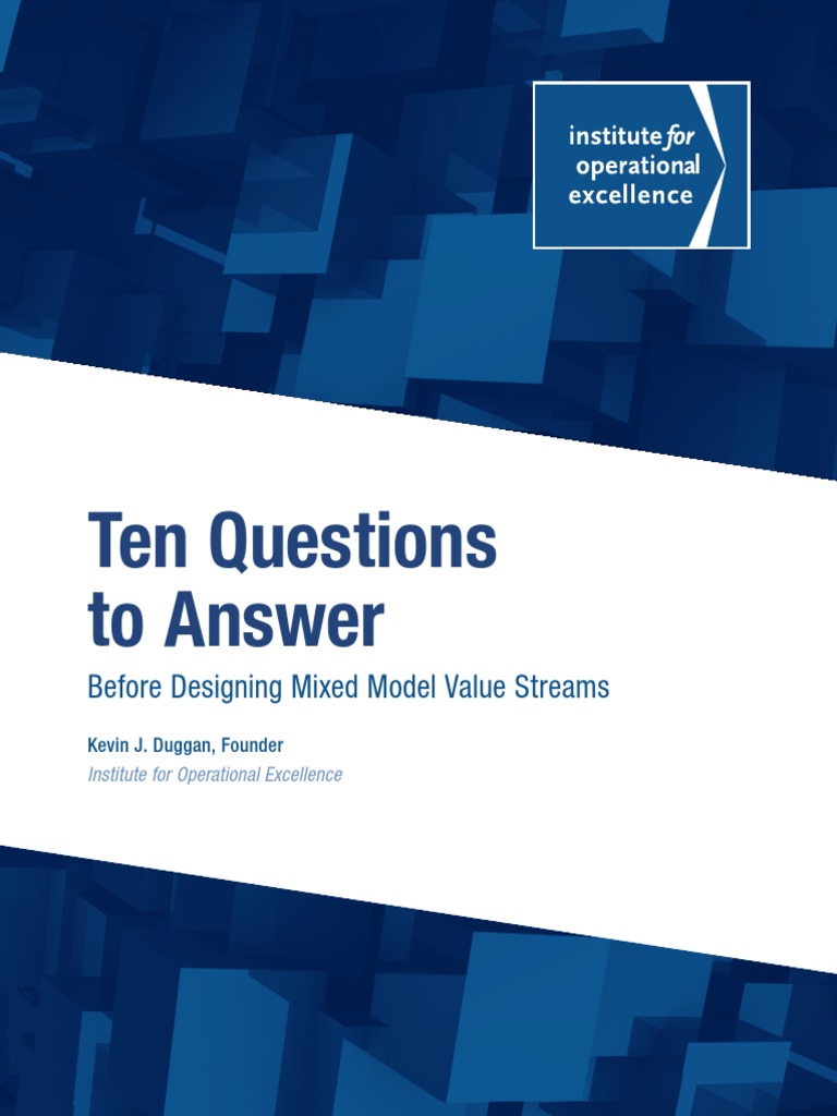 LRhplten Questions To Answer Before Designing Mixed Model Value Streams ...