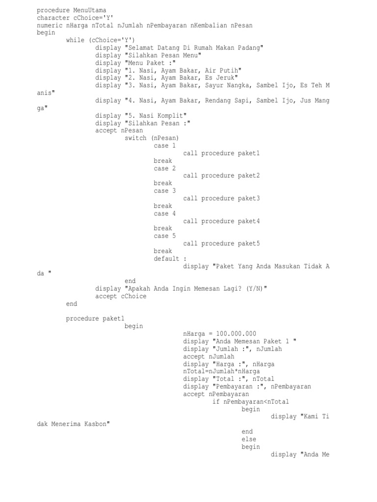 Pseudocode Project 2 Pdf