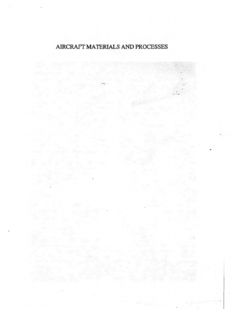 Aircraft Materials and Processes by George F. Titterton PDF | PDF