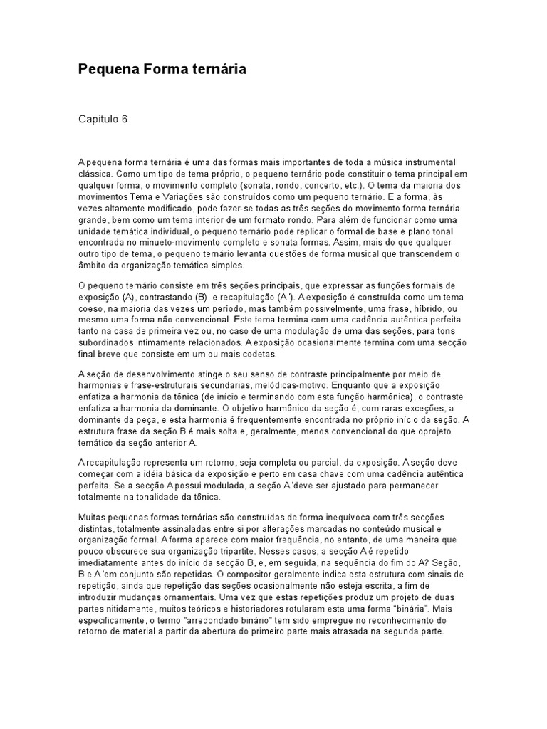 A Pequena Forma Ternária: Uma Análise da sua Estrutura e Funções ...