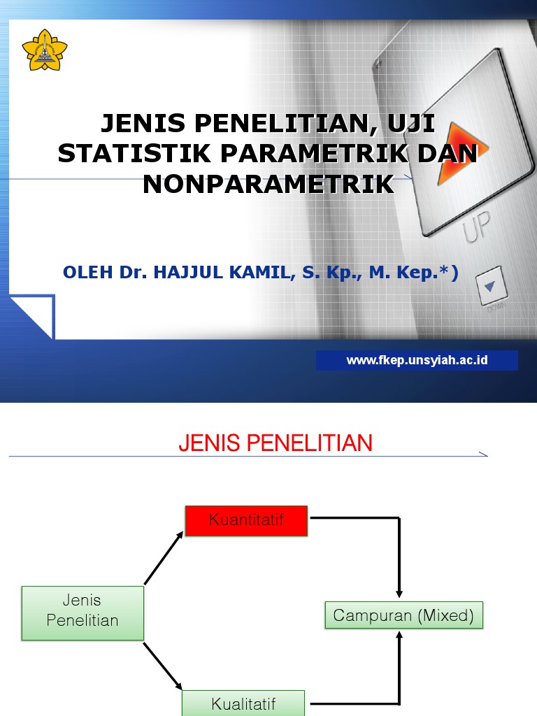 Jenis Uji Statistik dalam Penelitian | PDF | Pengembangan Diri