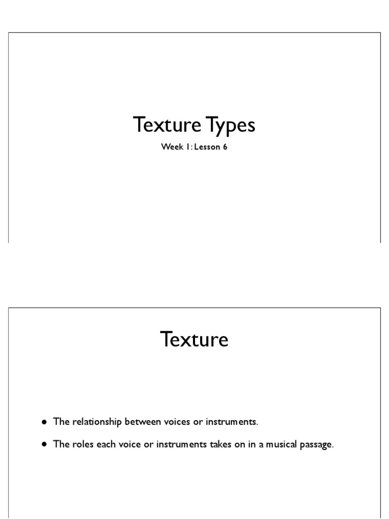 Understanding Classical Music Textures | PDF | Poetry