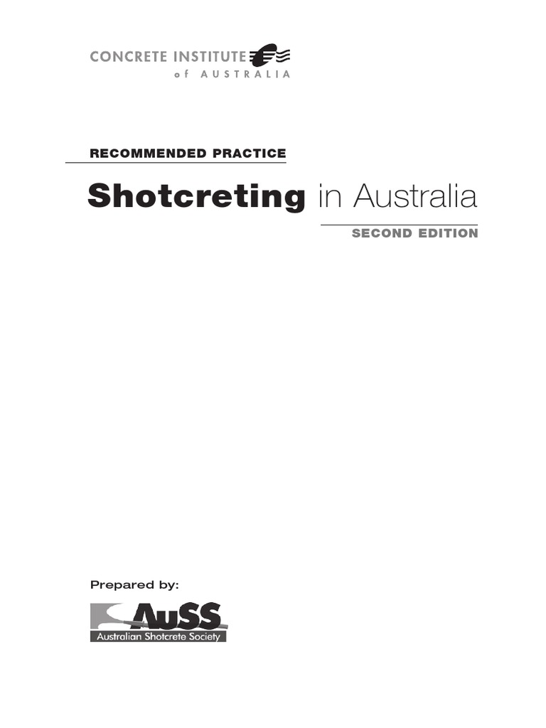 Shotcreting in Australia | PDF | Concrete | Cement