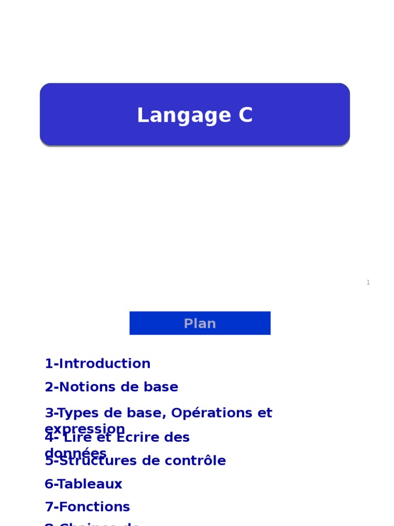 Cours SMIA3 | PDF | C (Langage de programmation) | Structure de contrôle