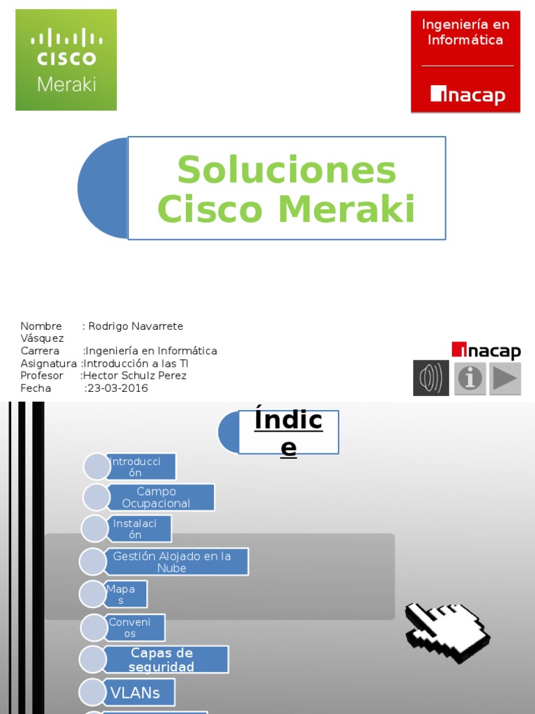 Cisco Meraki PowerPoint | PDF