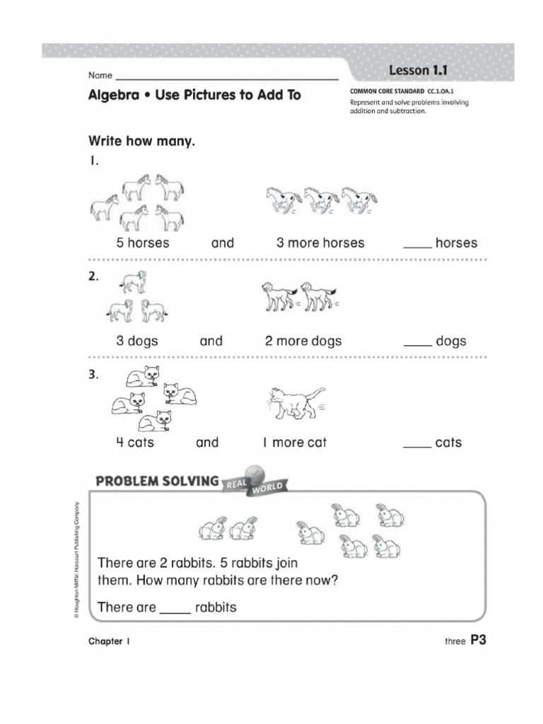 Maths Grade 1 A | PDF