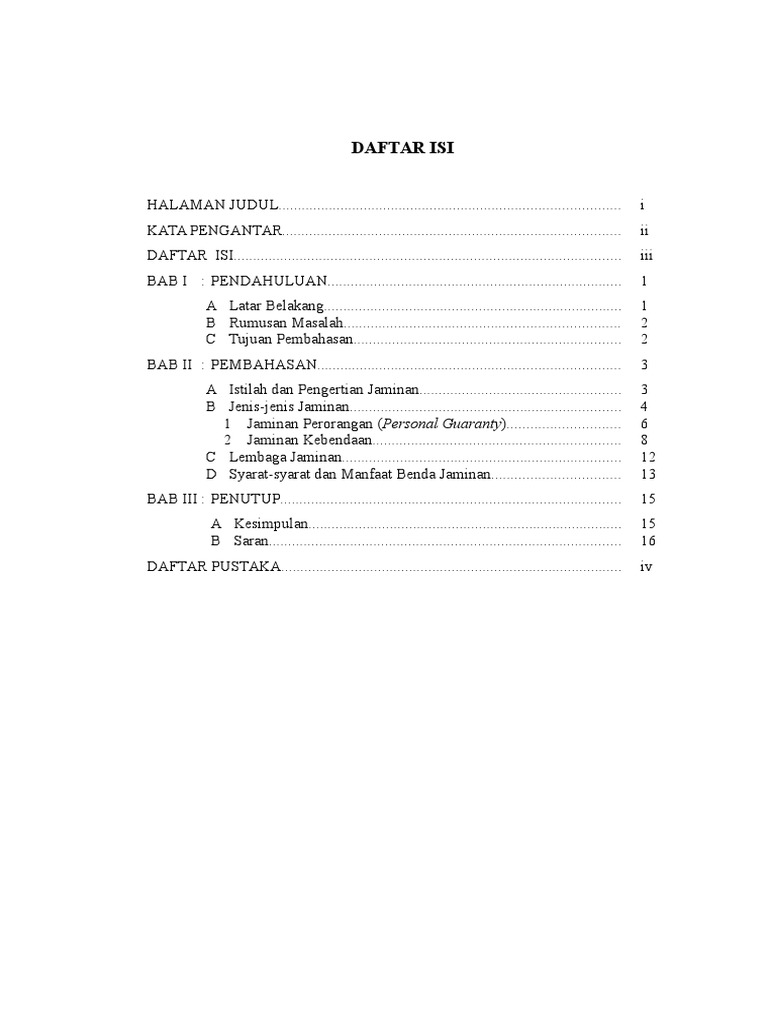 Penggolongan Hukum Jaminan | PDF