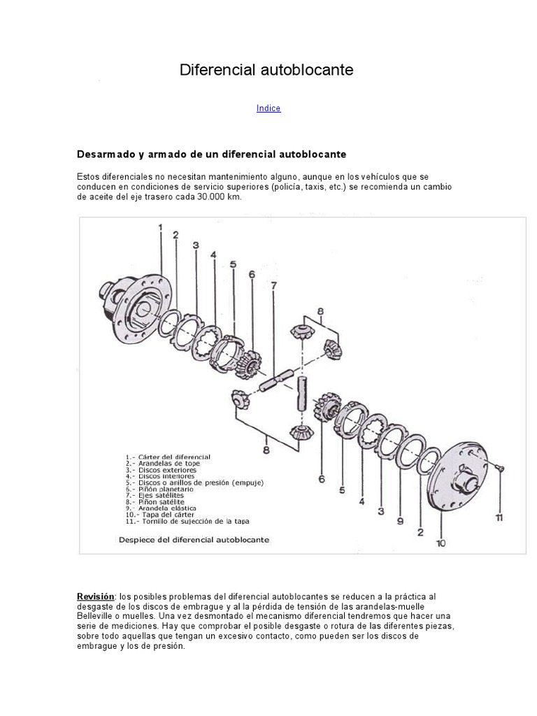 Diferencial Autoblocante | PDF