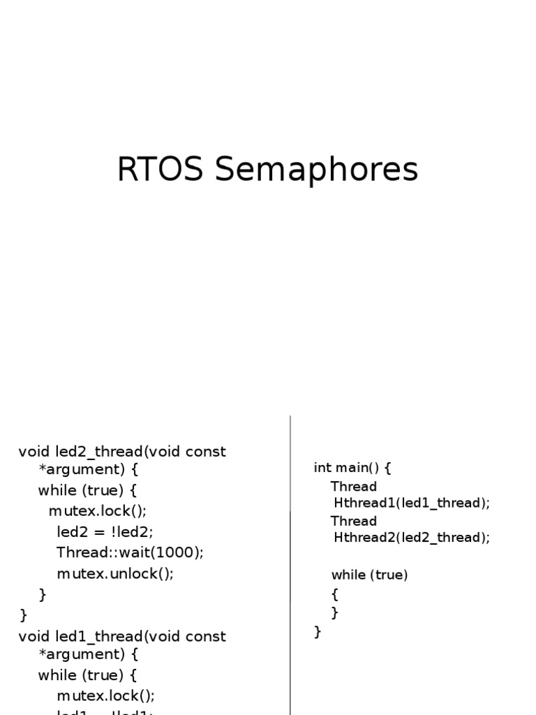 Unit 4 Semaphore | PDF | Operating System Technology | Software