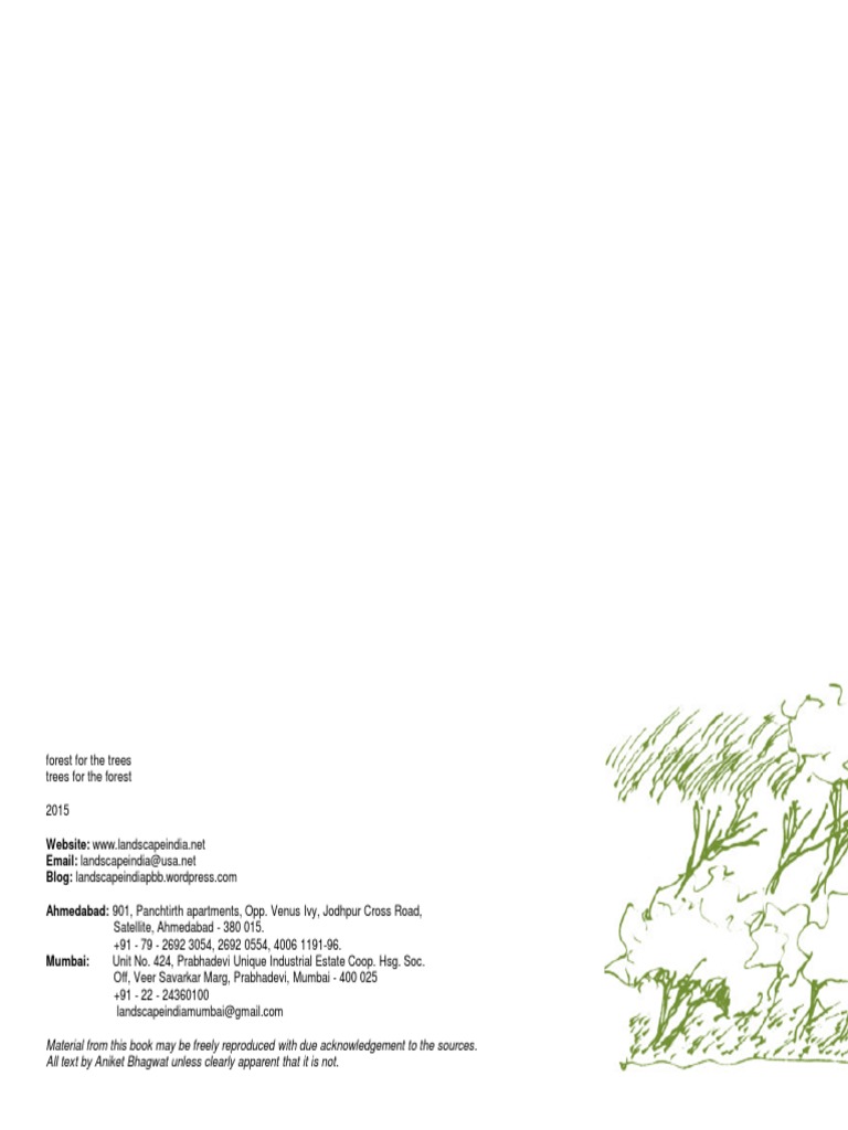 Forest For The Trees-Trees For Forest | PDF | Gardens | Nature