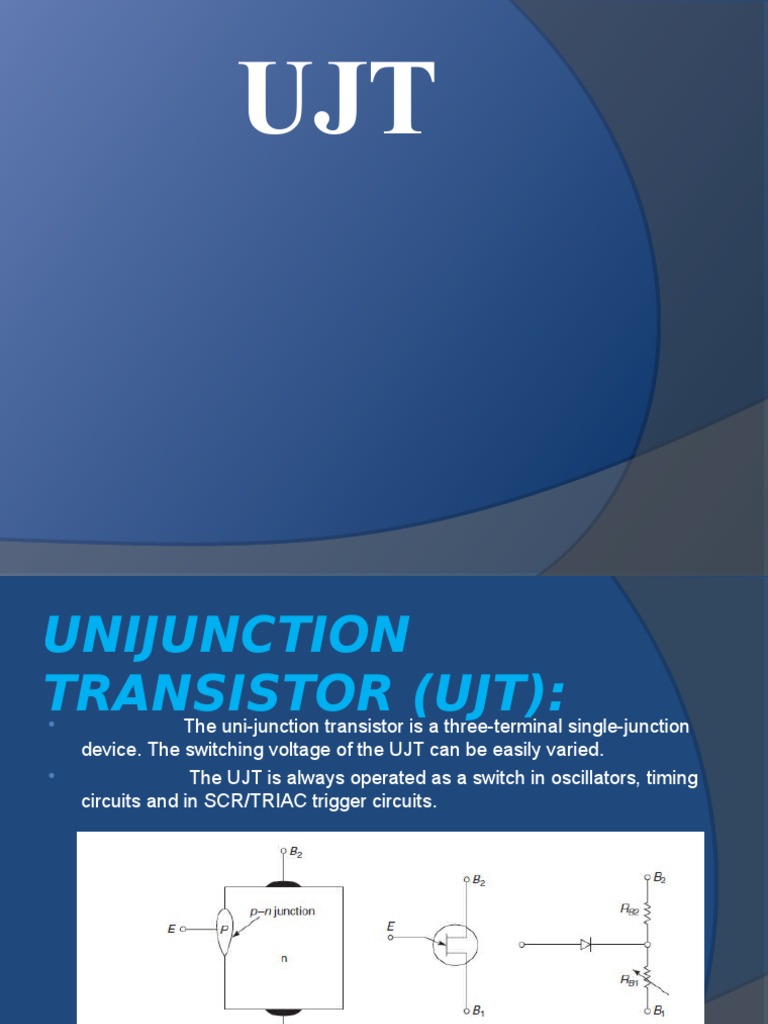 UJT | PDF | Computer Engineering | Components