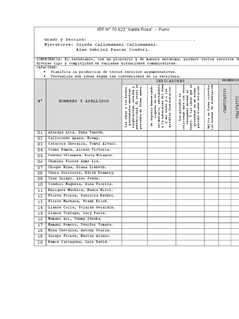 Pre y Post Test | PDF