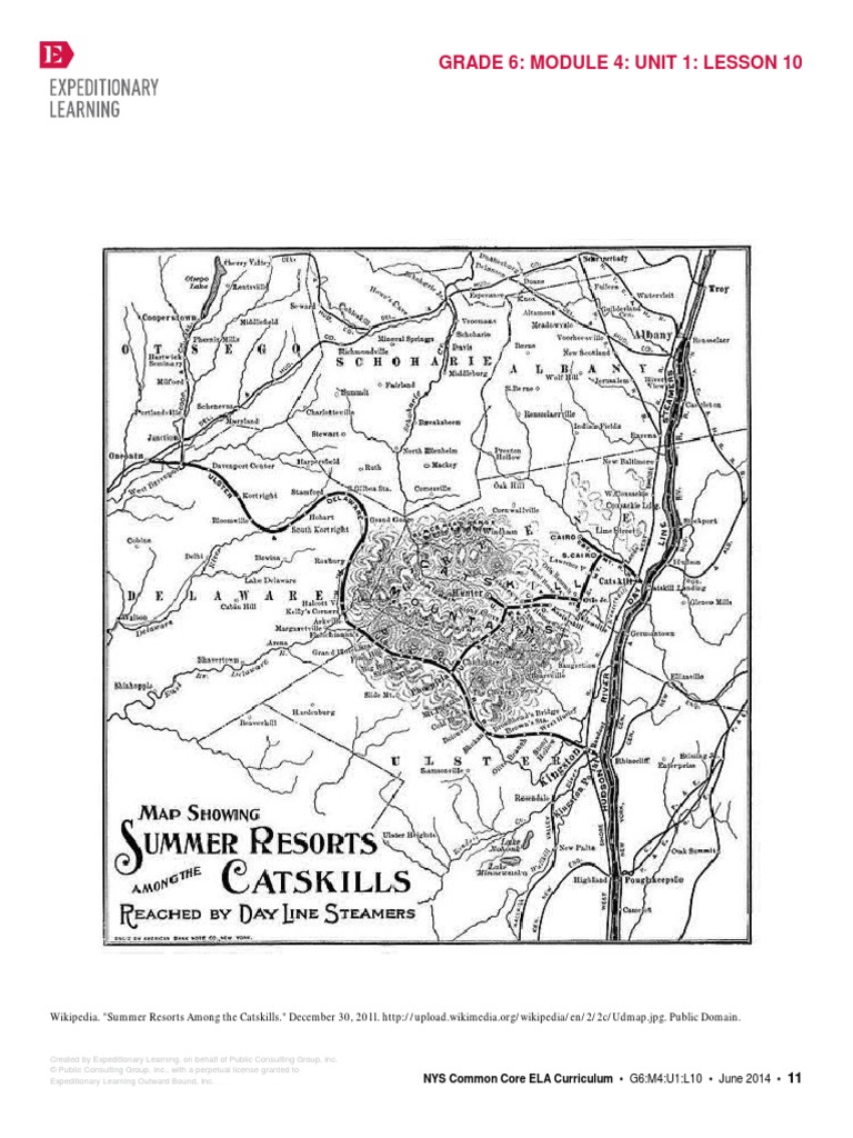 Grade 6: Module 4: Unit 1: Lesson 10: NYS Common Core ELA Curriculum ...