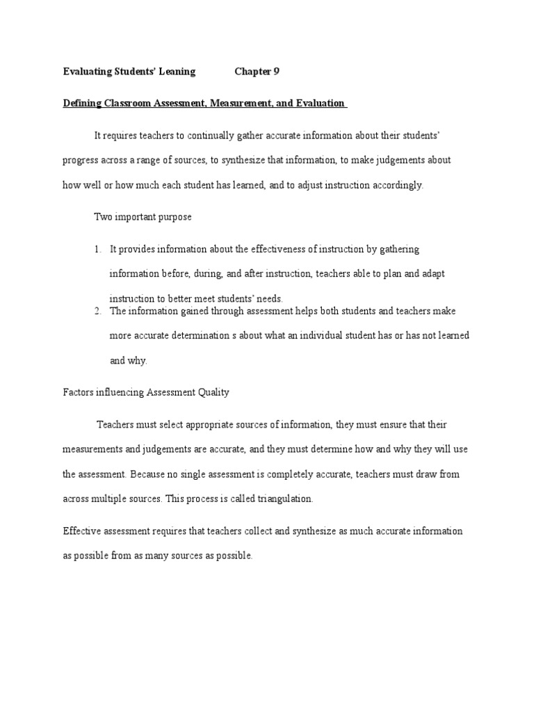 Chaper 9 The Art of Teaching | PDF | Standardized Tests | Educational ...