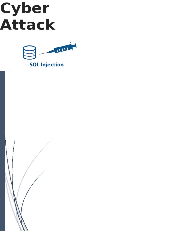 Cyber Attack (SQL Injection) | PDF | Sql | Pl/Sql