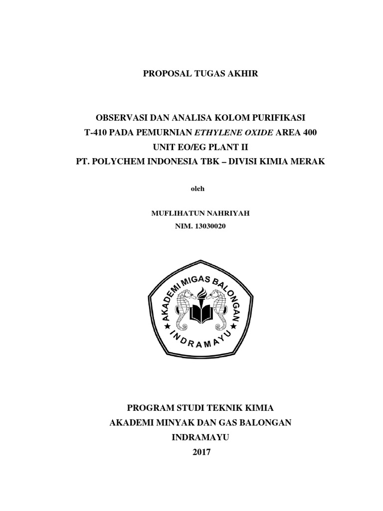 Proposal Tugas Akhir PDF | PDF
