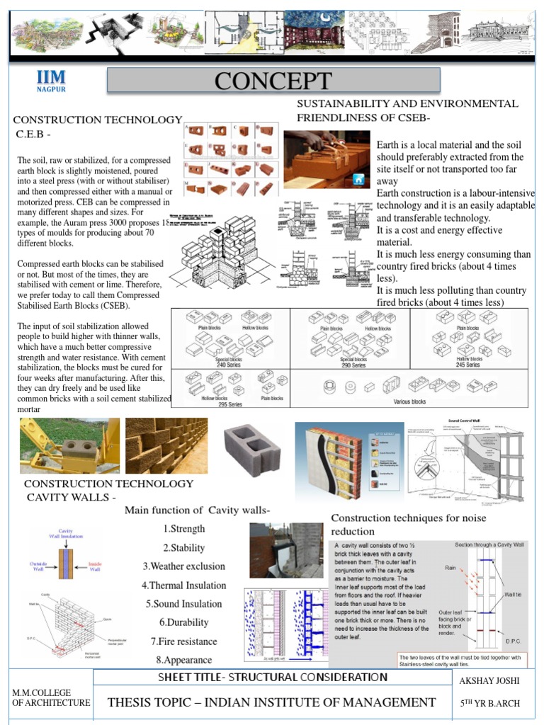 CSEB Construction Techniques | PDF | Brick | Manmade Materials