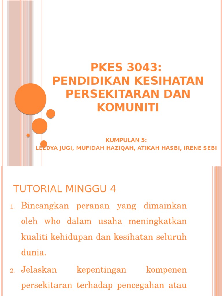 PKES 3043 Tutorial 5 - M3 | PDF