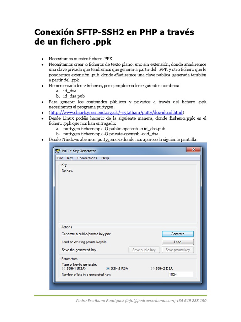 Conexión SFTP-SSH2 en PHP | PDF | Archivo de computadora | Servidor web
