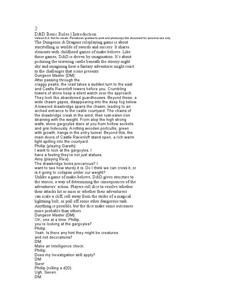2 D&D Basic Rules - Introduction | PDF | Dungeons & Dragons | Gaming
