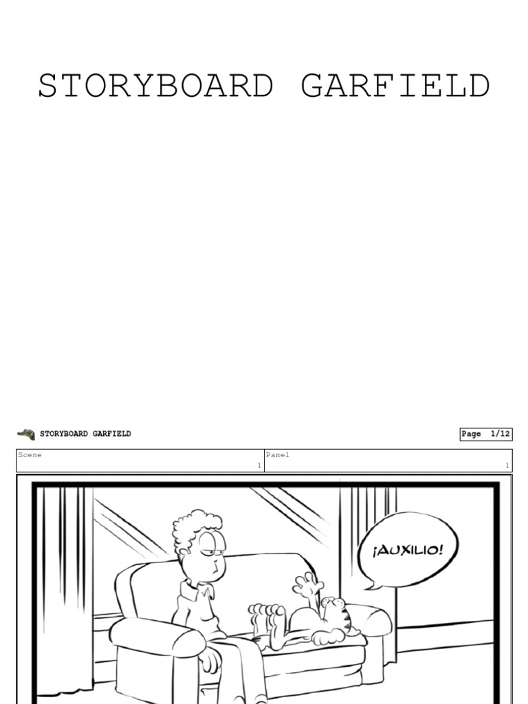 Storyboard Garfield | PDF
