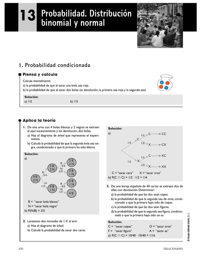 Prob Binomial y Normal | PDF | Probabilidad | Distribución de probabilidad