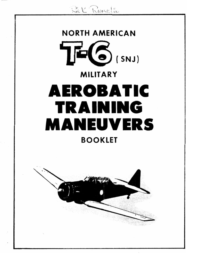 T-6 Aerobatic Training Maneuvers | PDF