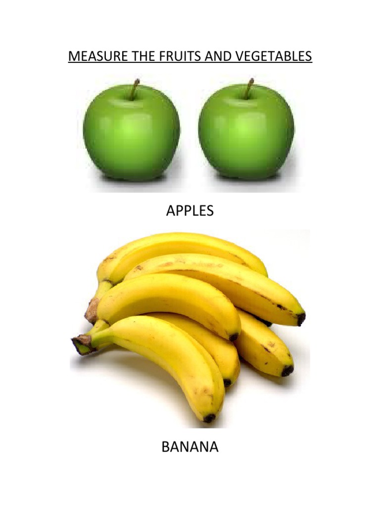 Measure Fruits and Vegetables Guide | PDF