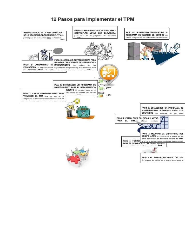 12 Pasos para Implementar El TPM | PDF