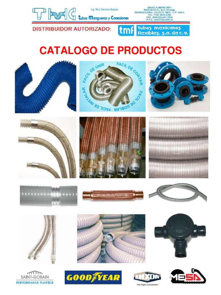 CATALOGO DE TMC New PDF | PDF | Absorción (Química) | Tubería (transporte de fluidos)