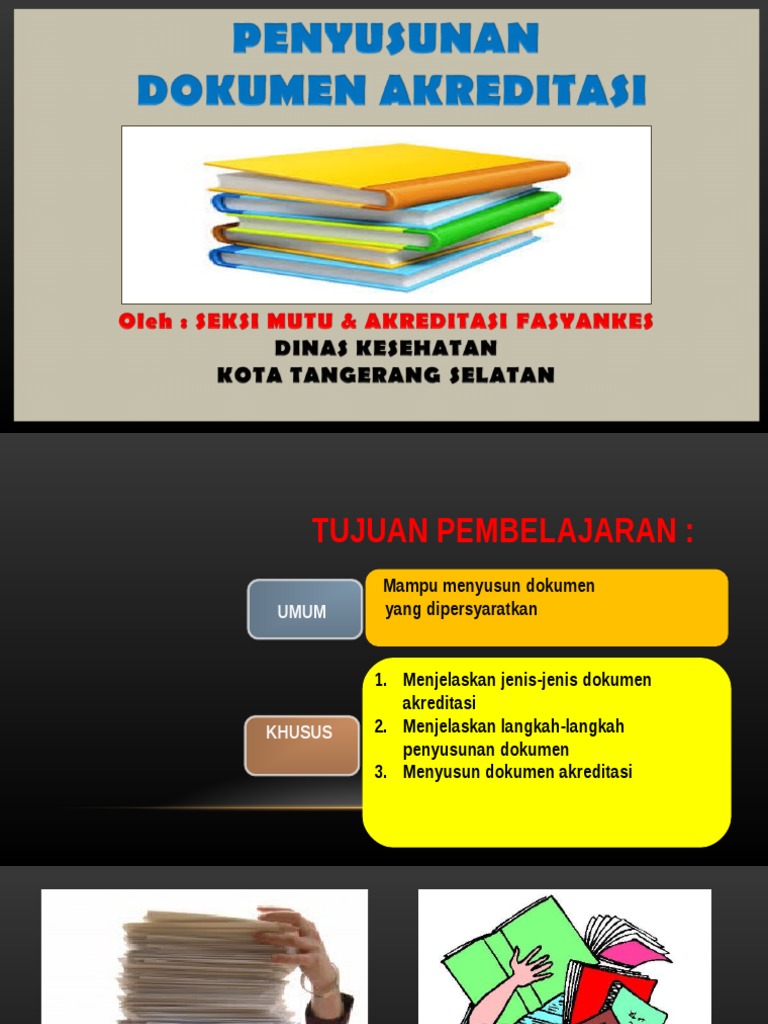Penyusunan DokUMEN, PTP, SOP Akreditasi PKM | PDF