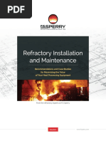Calderys Installation Manual | PDF | Refractory | Thermal Expansion