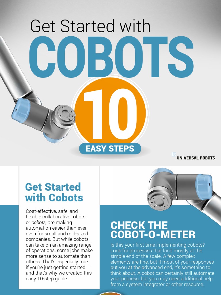 Get Started With COBOTS - 10 Easy Steps E-Book | PDF | Robot | Robotics