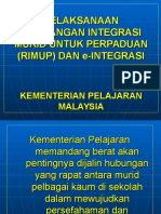 Rancangan Integrasi Murid Untuk Perpaduan (RIMUP) | PDF