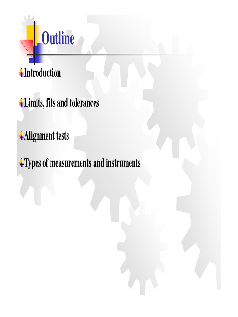 Lecture Slide Metrology and Inspection - PPT PDF | PDF | Engineering Tolerance | Scientific ...