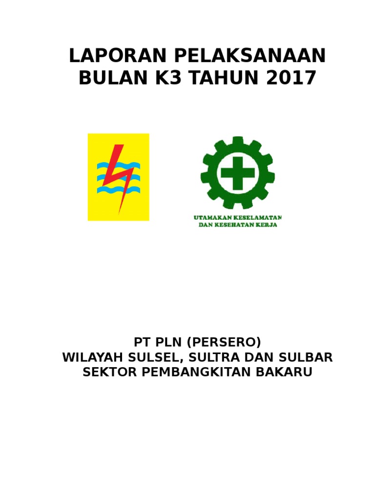Laporan Bulan K3 Nasional 2017 PLN Bakaru | PDF | Sains & Matematika