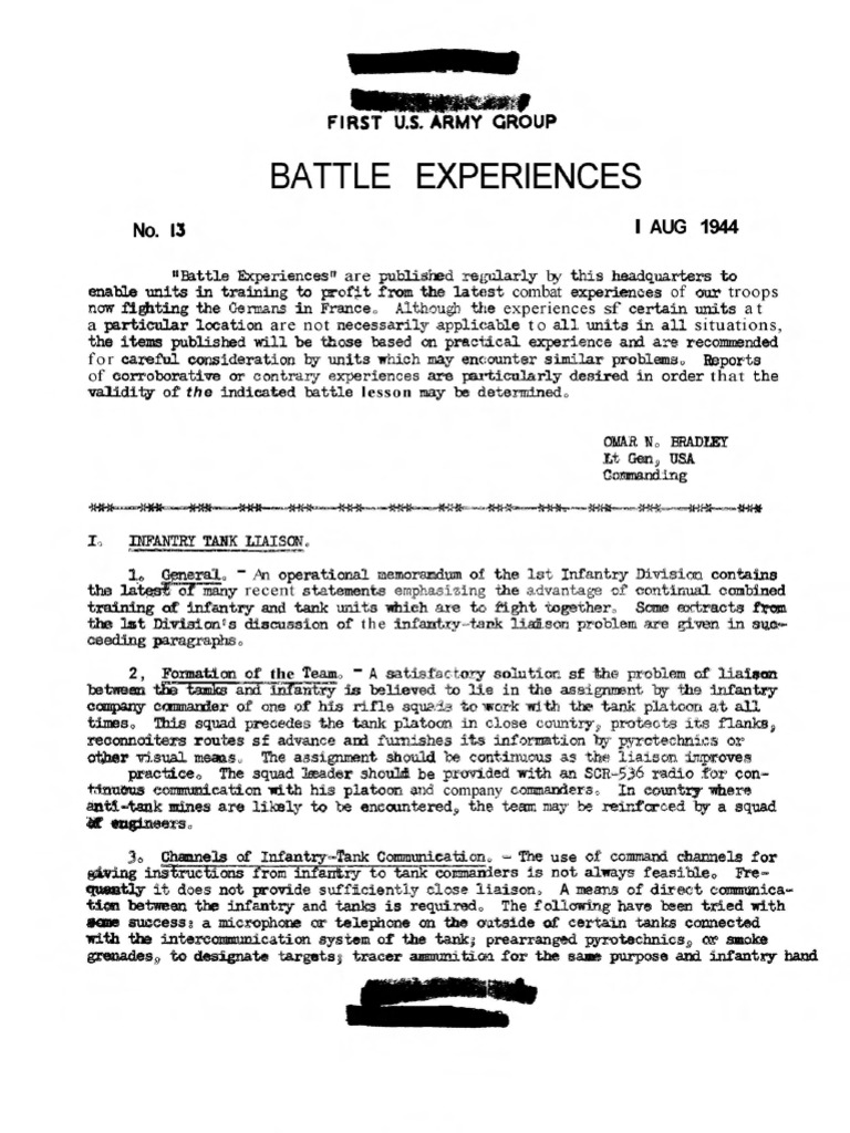 Battle Experiences #4 | PDF | Military Science | Military Organization