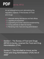 RA 9711 - FDA Act | PDF