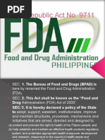 RA 9711 - FDA Act | PDF