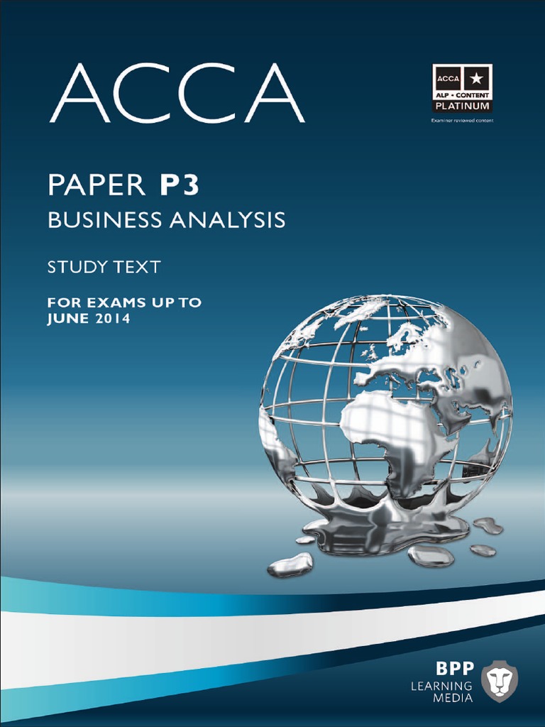 2013 BPP P3 Study Text | PDF | Strategic Management | Test (Assessment)