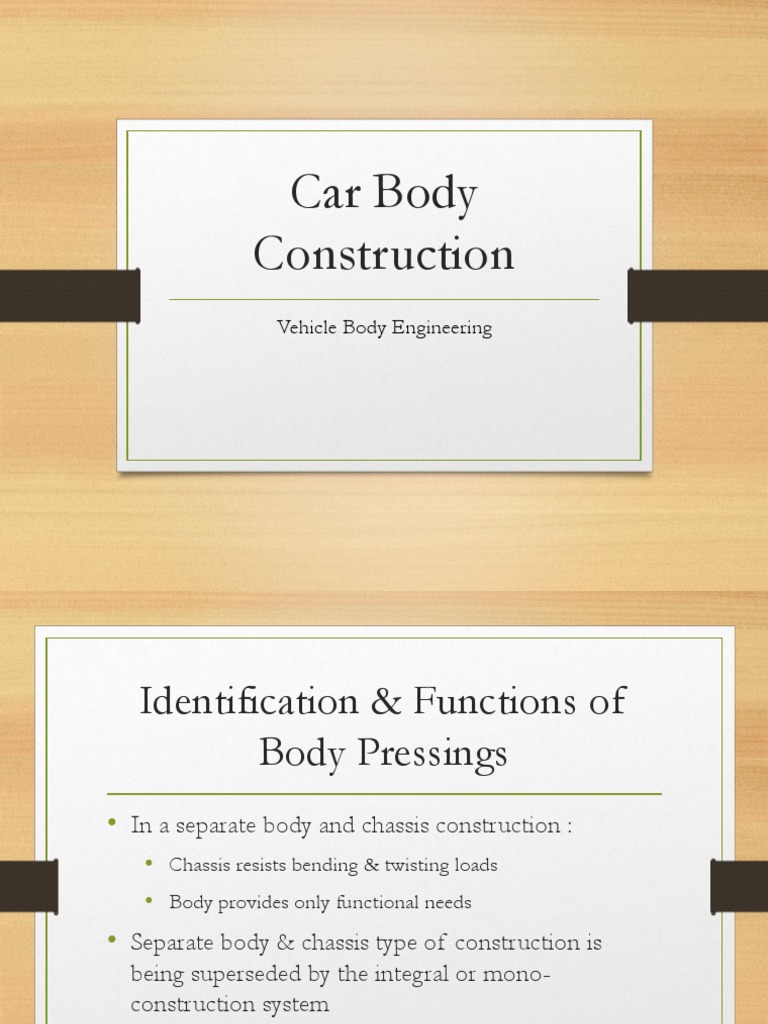 Car Body Construction | PDF | Door | Column