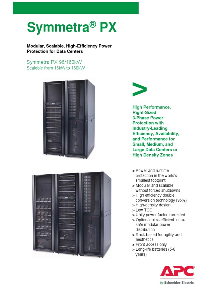 APC Symmetra PX-2 | PDF | Data Center | Scalability