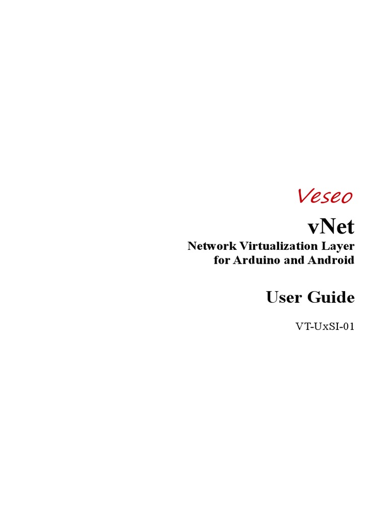 VNet User Guide | PDF | Computer Network | Network Socket