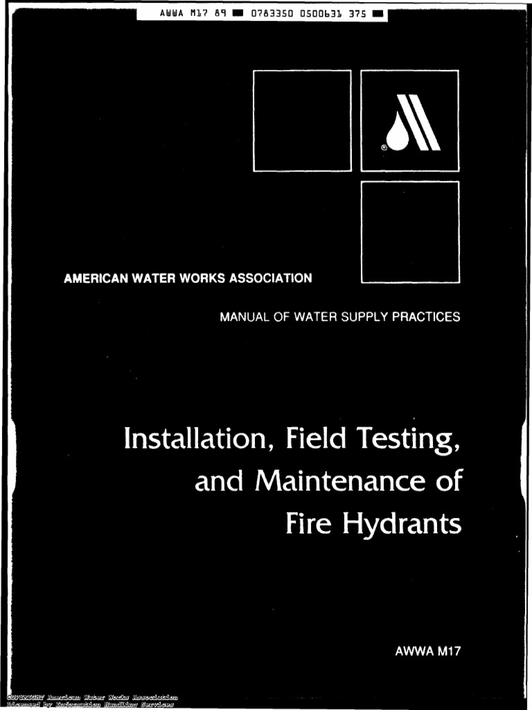 Awwa M17 | PDF | Valve | Hydraulic Engineering