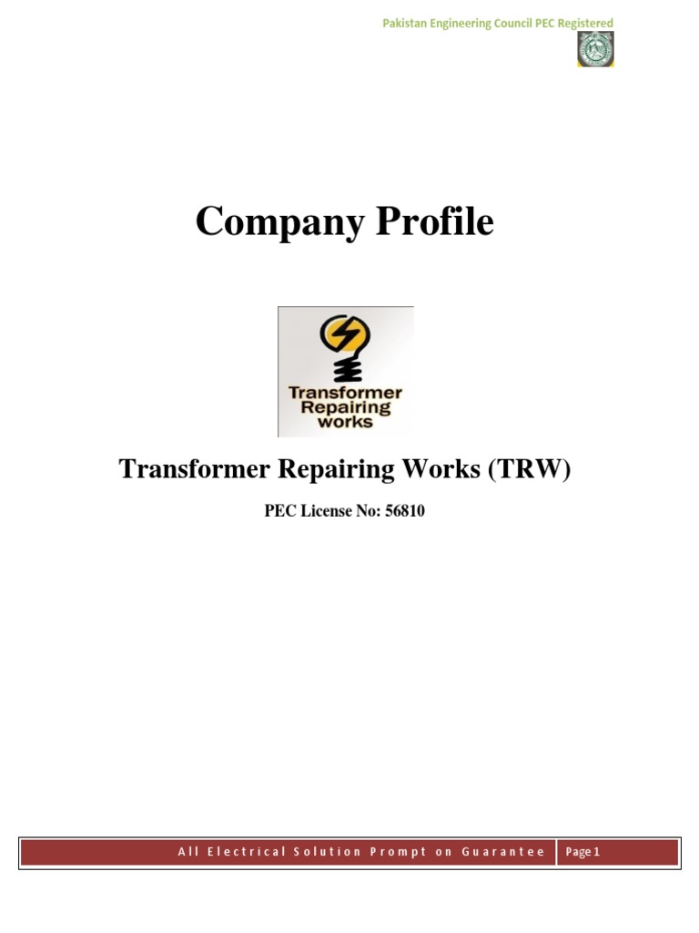 TRW | PDF | Electric Power System | Electrical Substation